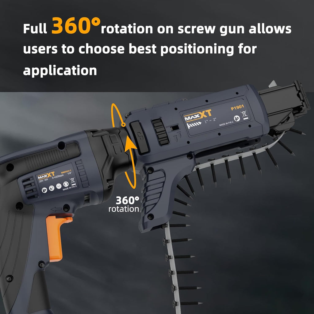 MAXXT 20V Drywall Screw Gun Brushless, Cordless Lithium-Ion Brushless – MAXXT TOOLS
