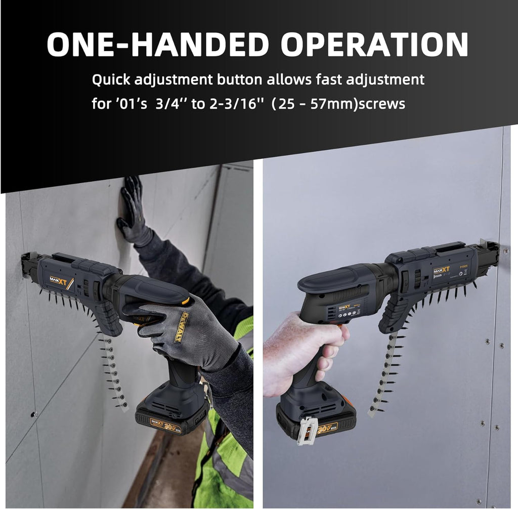 MAXXT 20V Drywall Screw Gun Brushless, Cordless Lithium-Ion Brushless – MAXXT TOOLS