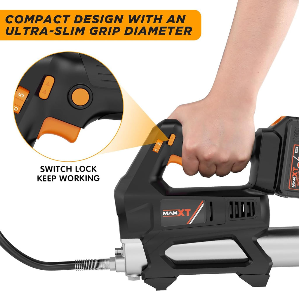 MAXXT Grease Gun Kit Cordless, Grease Gun Battery Powered 20V 10000 PS – MAXXT TOOLS