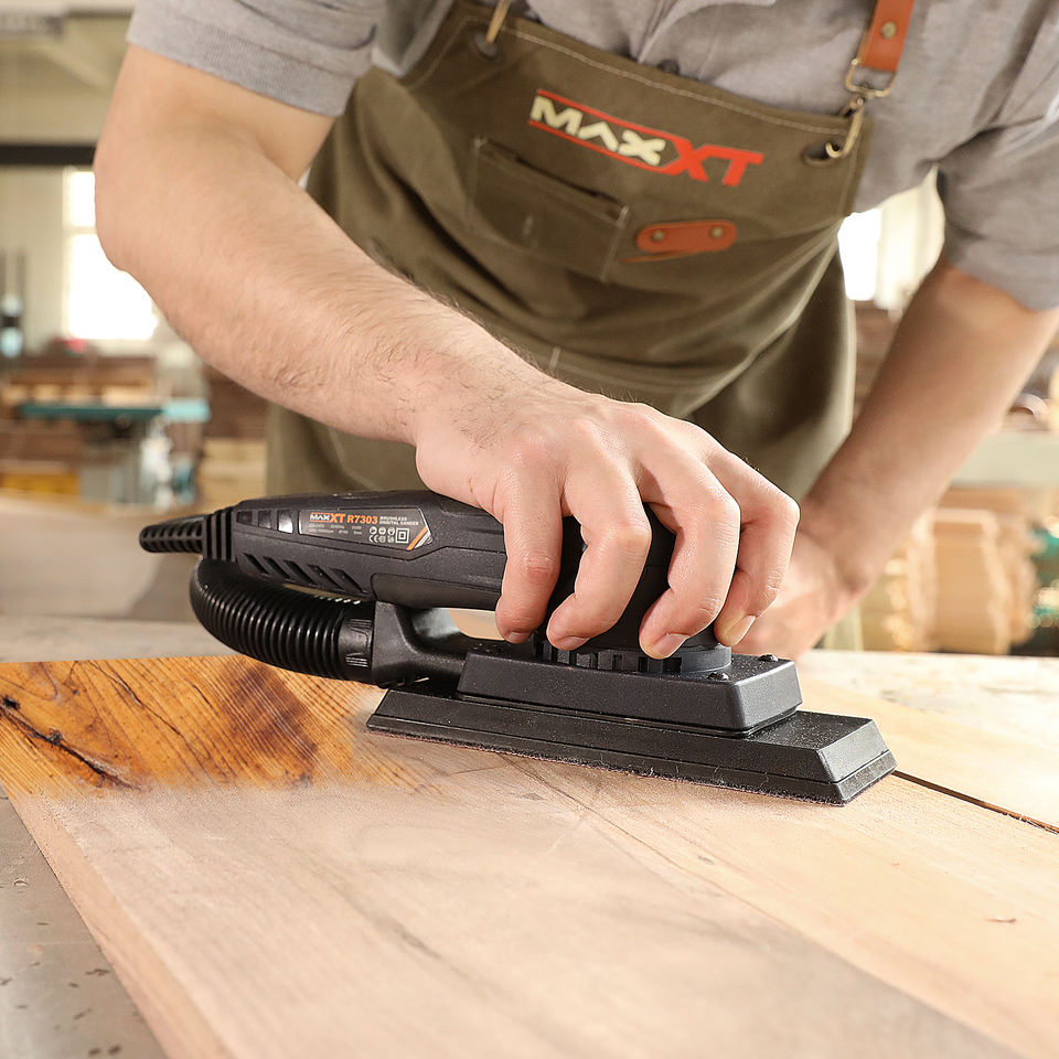 MAXXT 350W Brushless Orbital Square Sander Lijadora Orbital Electrica ...
