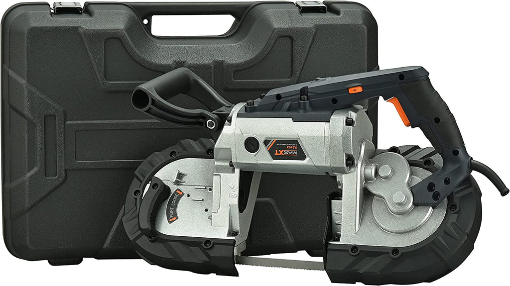 MAXXT Bandsaw, 10-Amp 5-Inch Deep Cut, Variable Speed Handheld Portabl ...