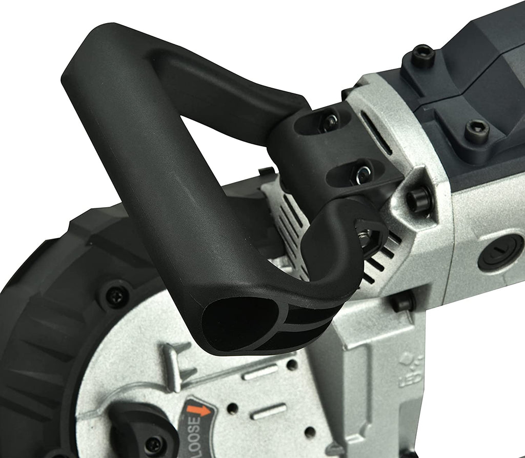 MAXXT Bandsaw, 10-Amp 5-Inch Deep Cut, Variable Speed Handheld Portabl ...